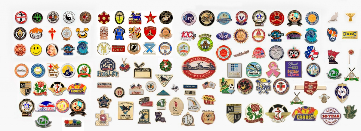 Pins de metal personalizados. Diseño y envío gratis. Somos fabricantes